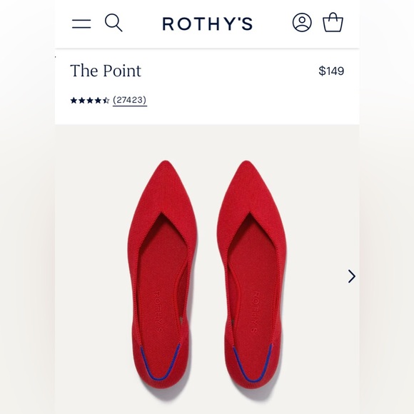 Rothy's | Shoes | Rothys The Point Flat | Poshmark